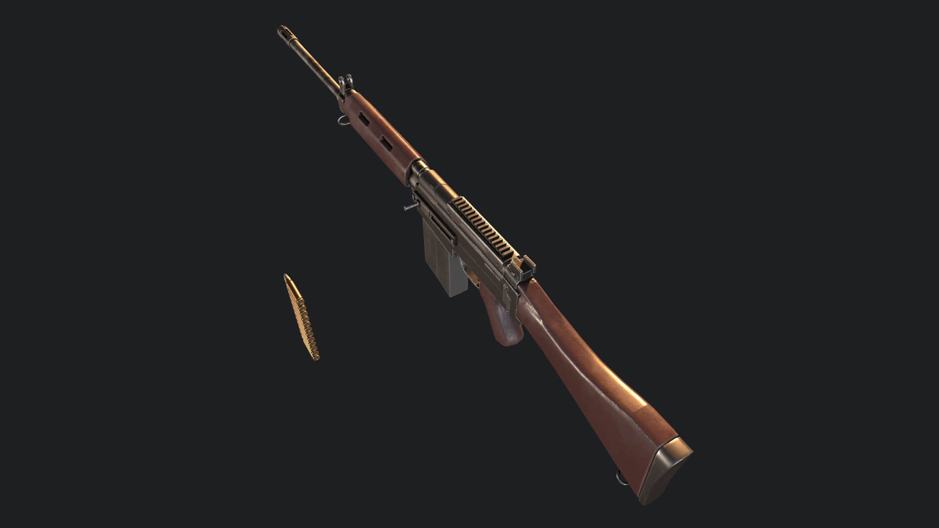 Rifle Automatic Type 1 - 3D Model by chhatrashal