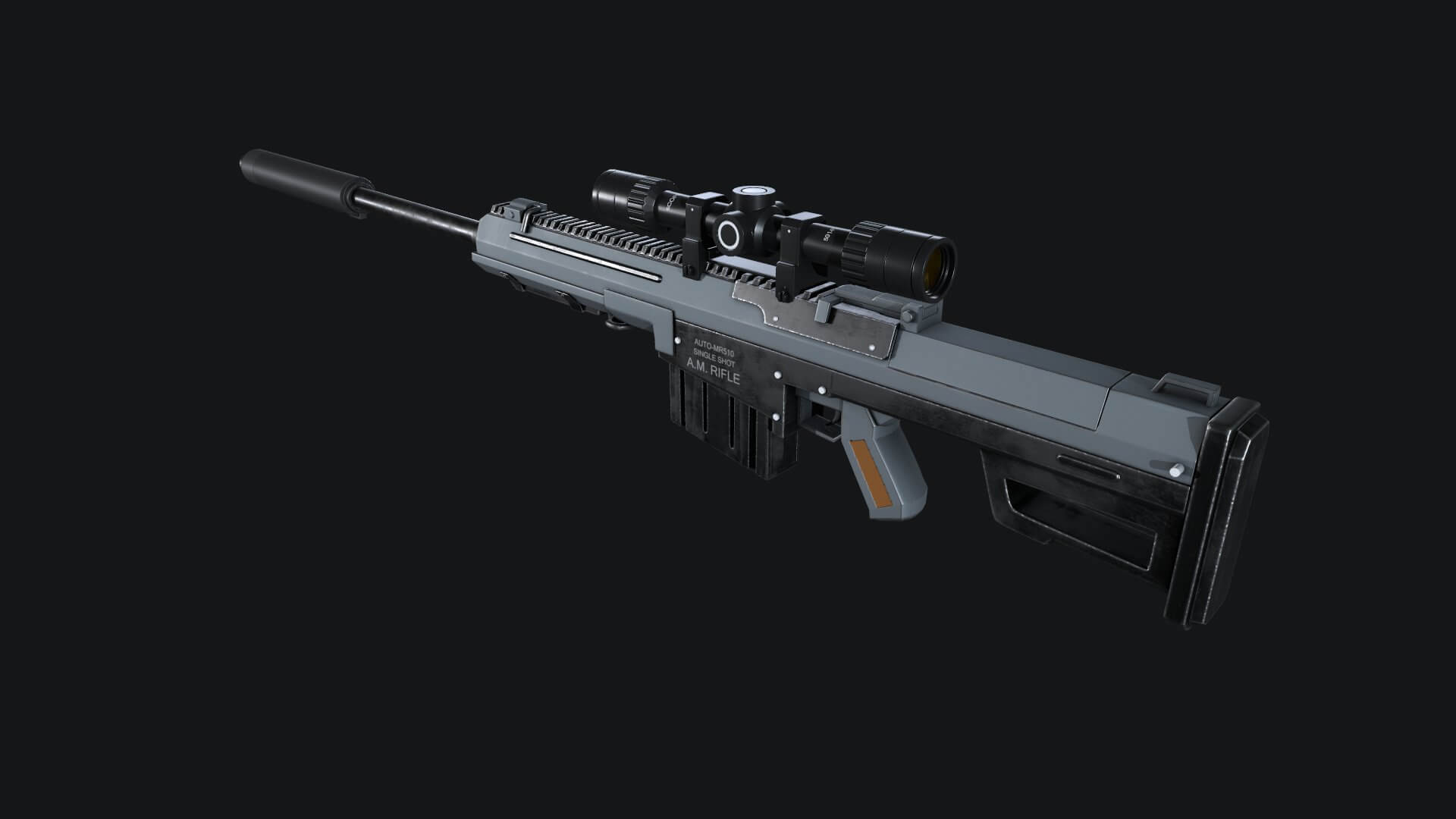Rifle Automatic Type 2 - 3D Model by chhatrashal