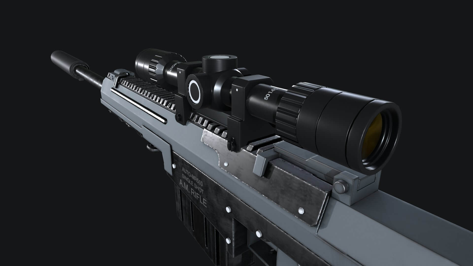 Rifle Automatic Type 2 - 3D Model by chhatrashal