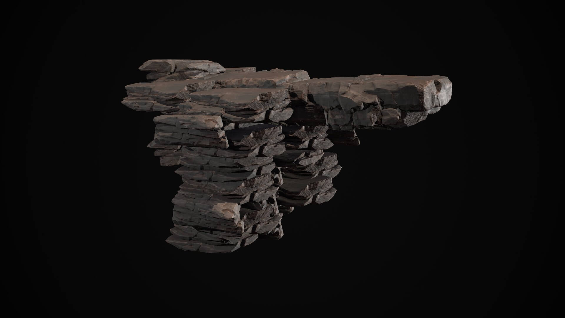 Rock Structures A01 - 3D Model by chhatrashal