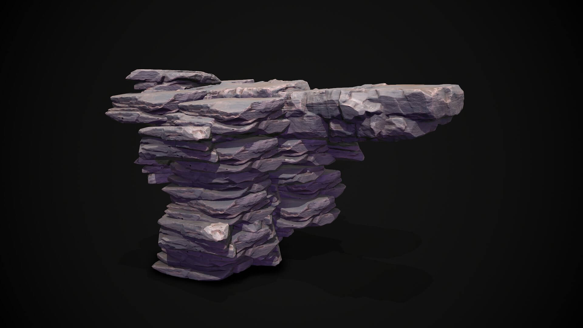 Rock Structures A01 - 3D Model by chhatrashal