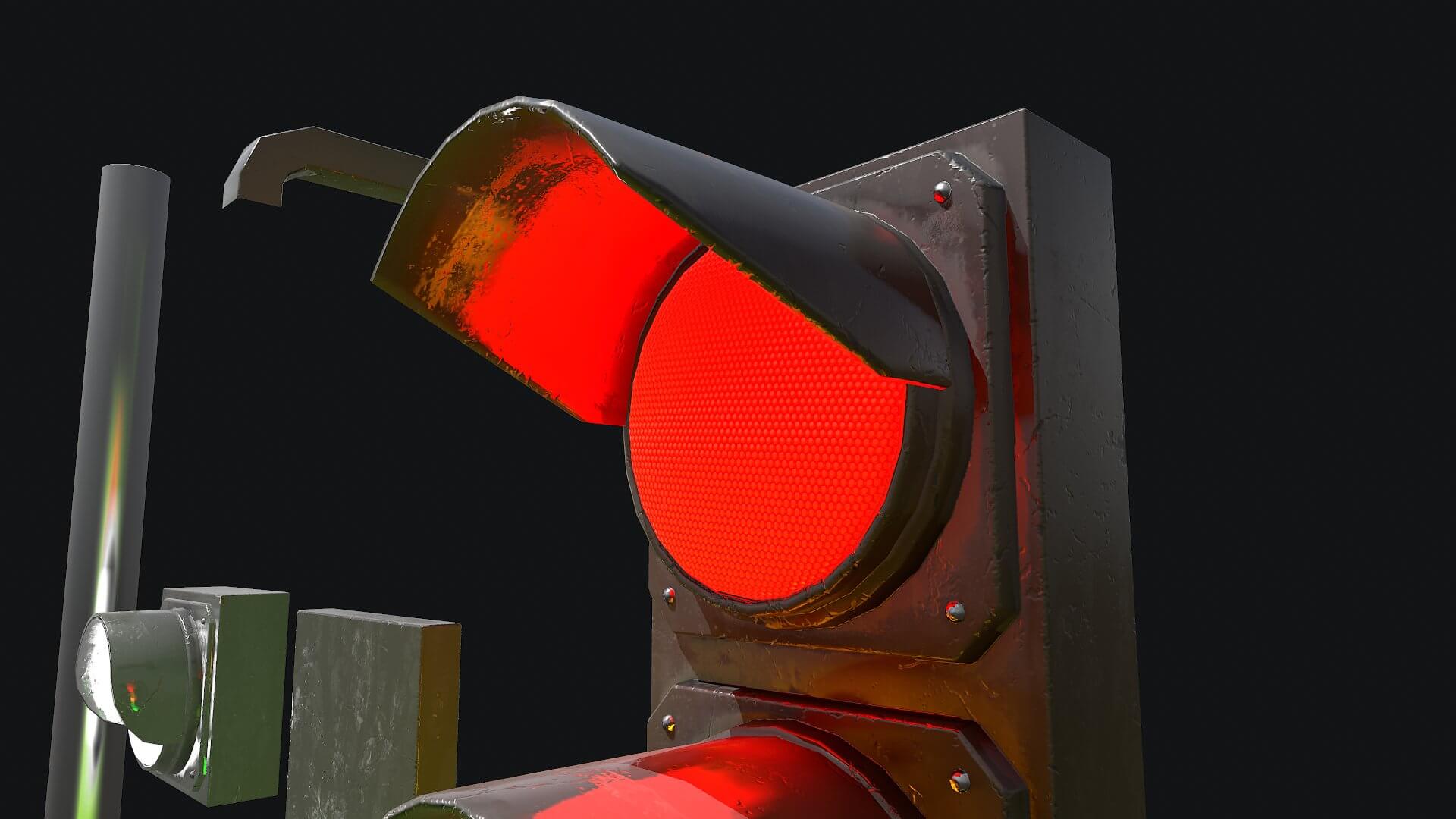 Signal Light Set A - 3D Model by chhatrashal