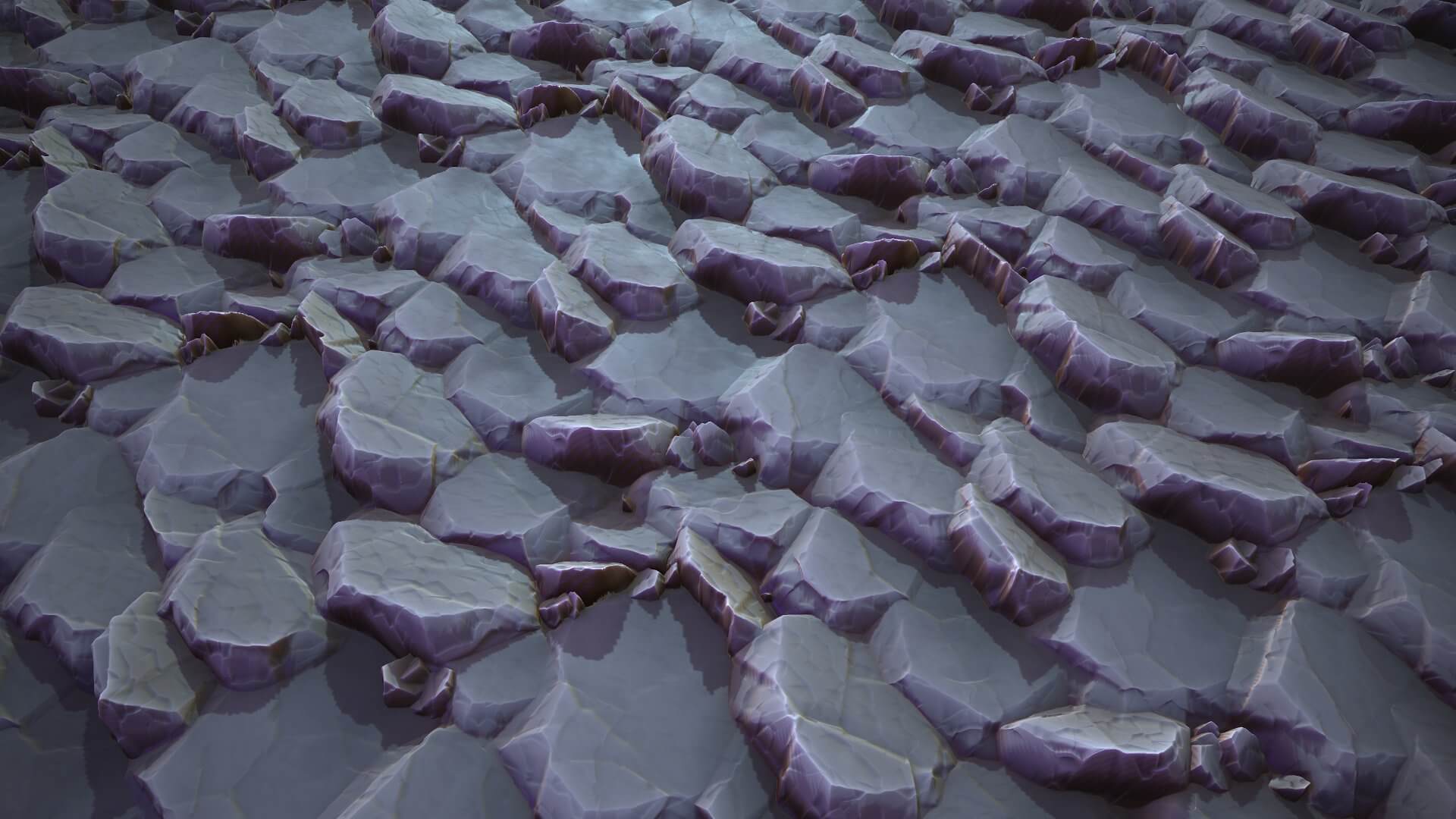 Stylized Rock Tile A01 - 3D Texture by chhatrashal