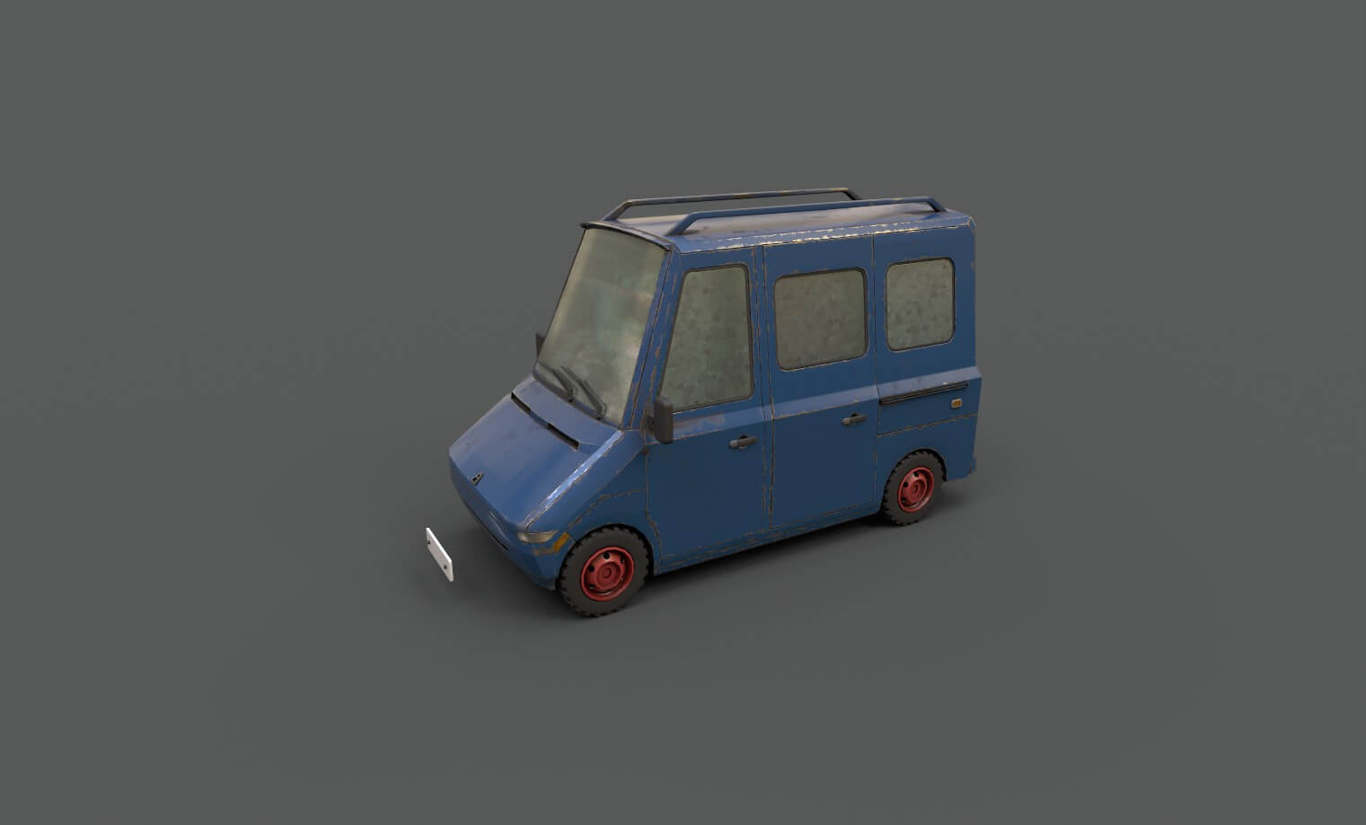 Stylized Van A - 3D Model by chhatrashal