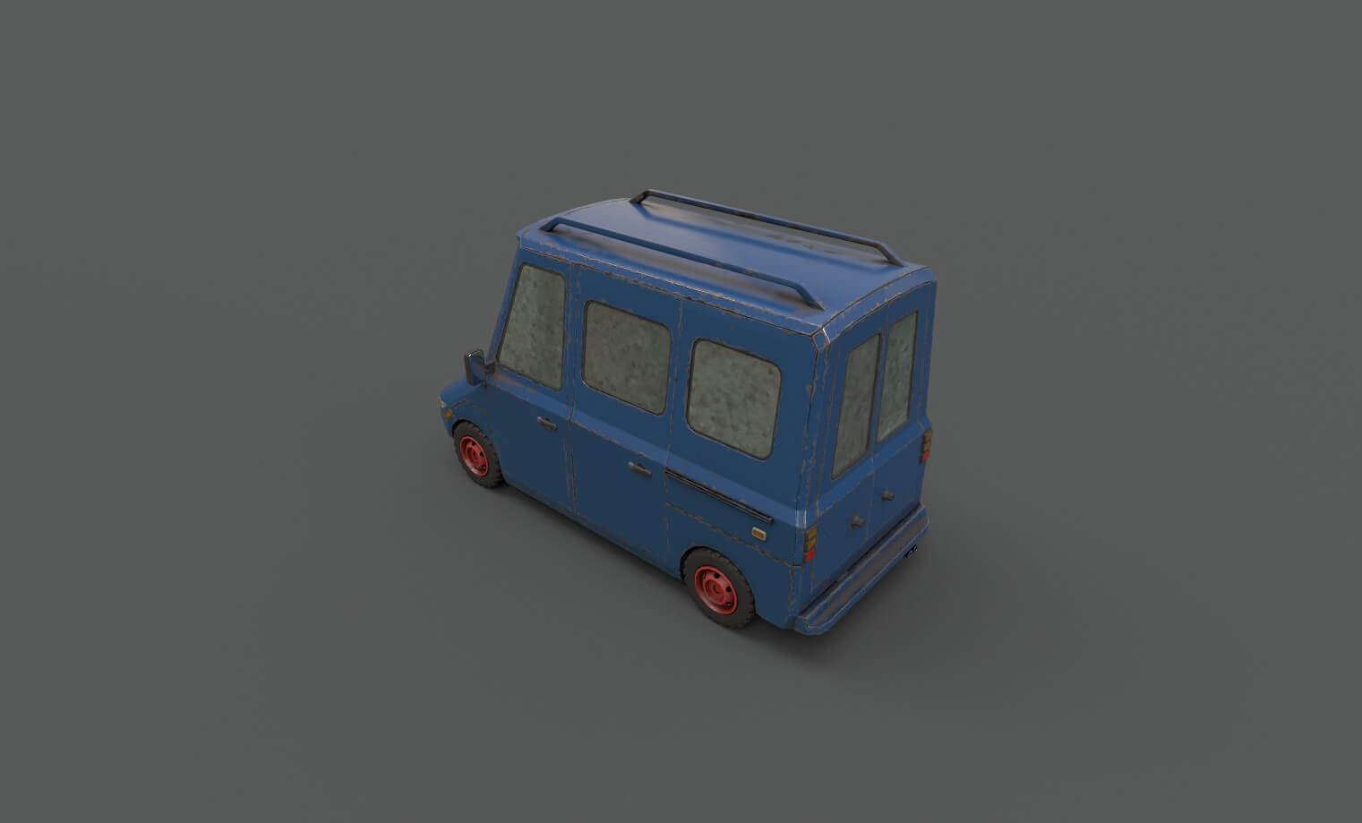 Stylized Van A - 3D Model by chhatrashal