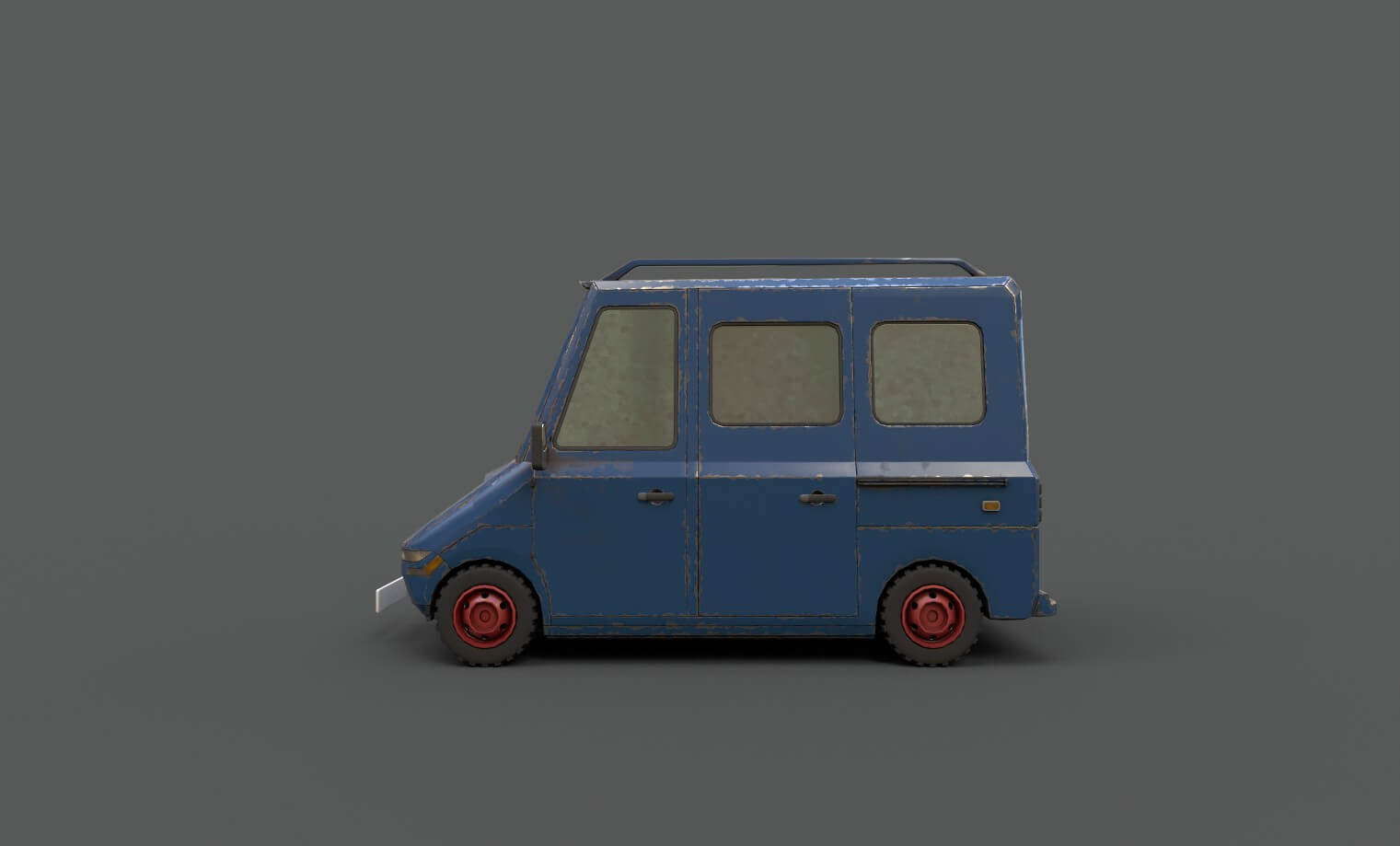 Stylized Van A - 3D Model by chhatrashal