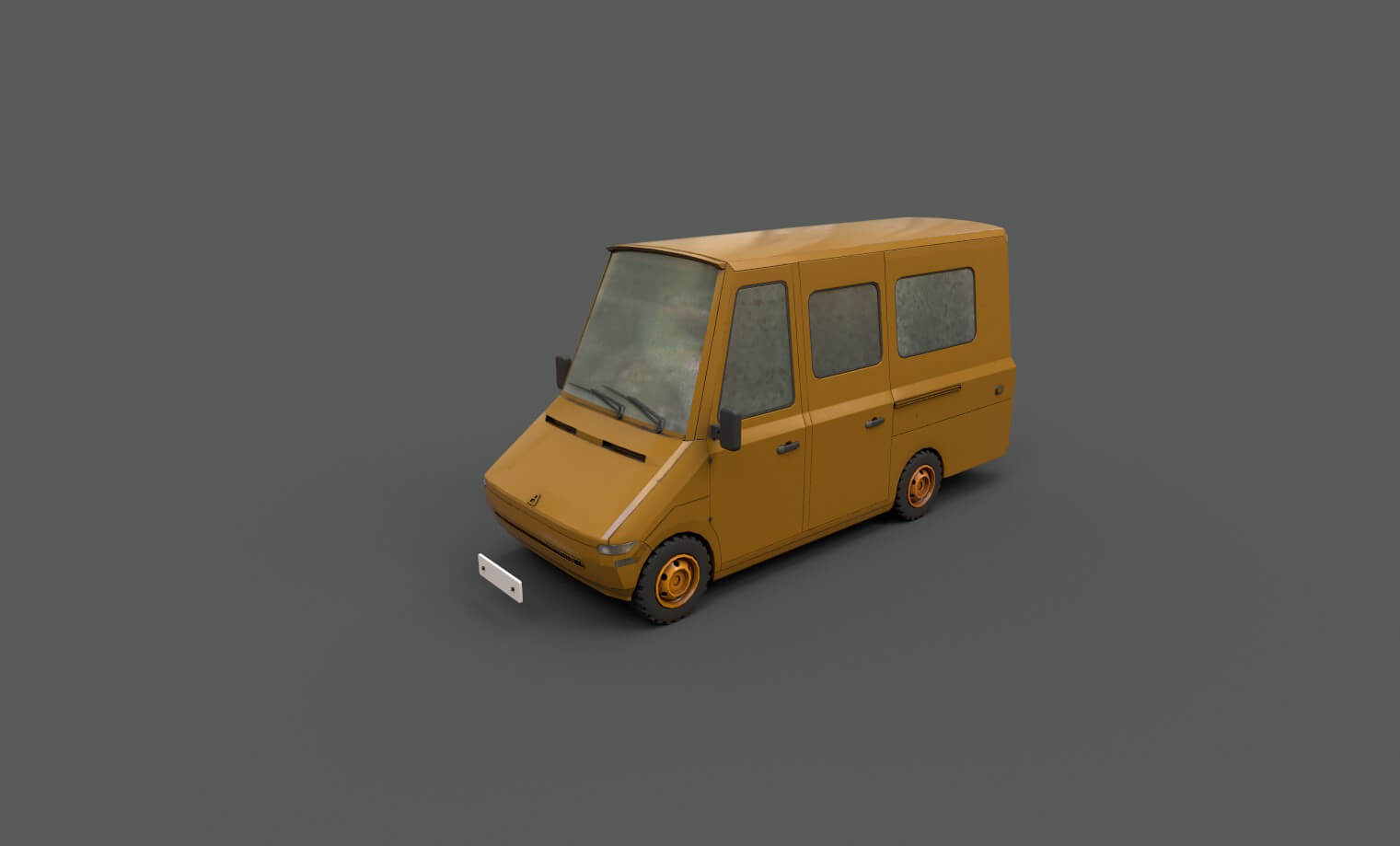 Stylized Van B - 3D Model by chhatrashal