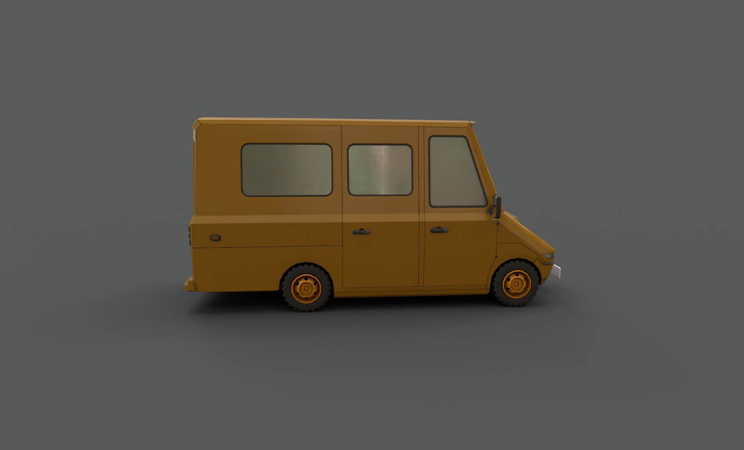 Stylized Van B - 3D Model by chhatrashal