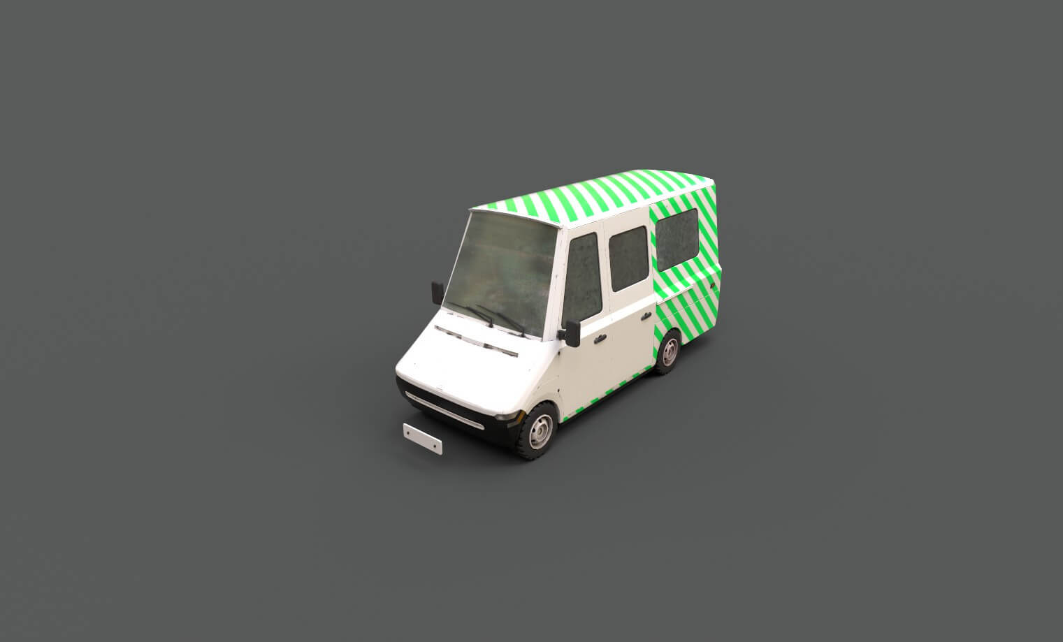 Stylized Van C - 3D Model by chhatrashal