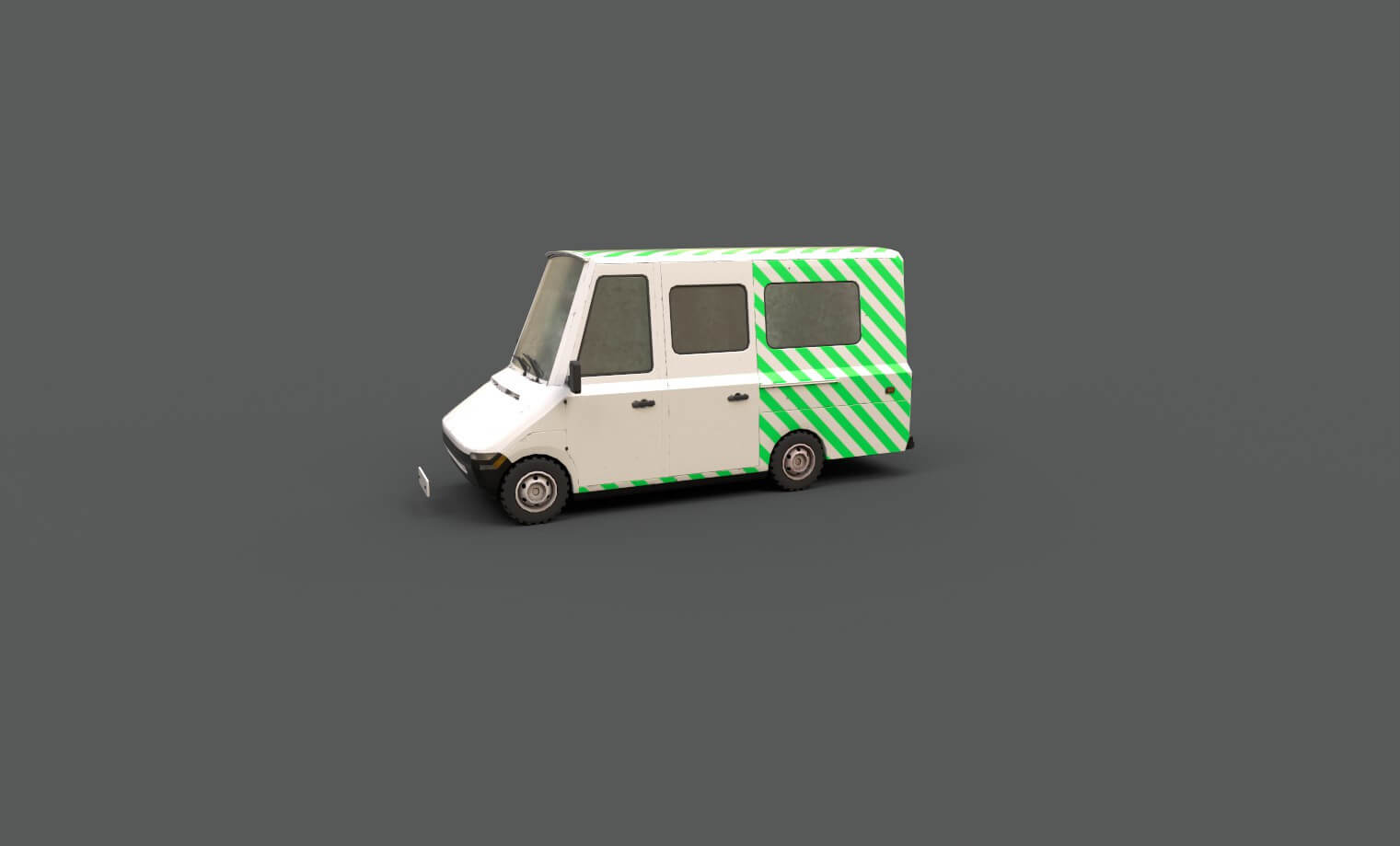Stylized Van C - 3D Model by chhatrashal