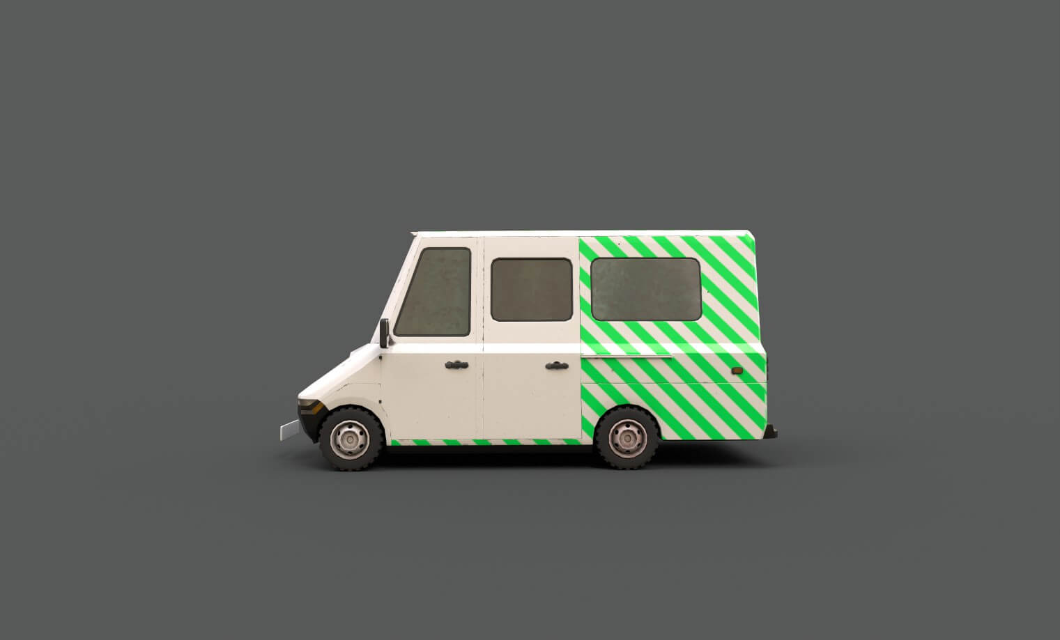 Stylized Van C - 3D Model by chhatrashal