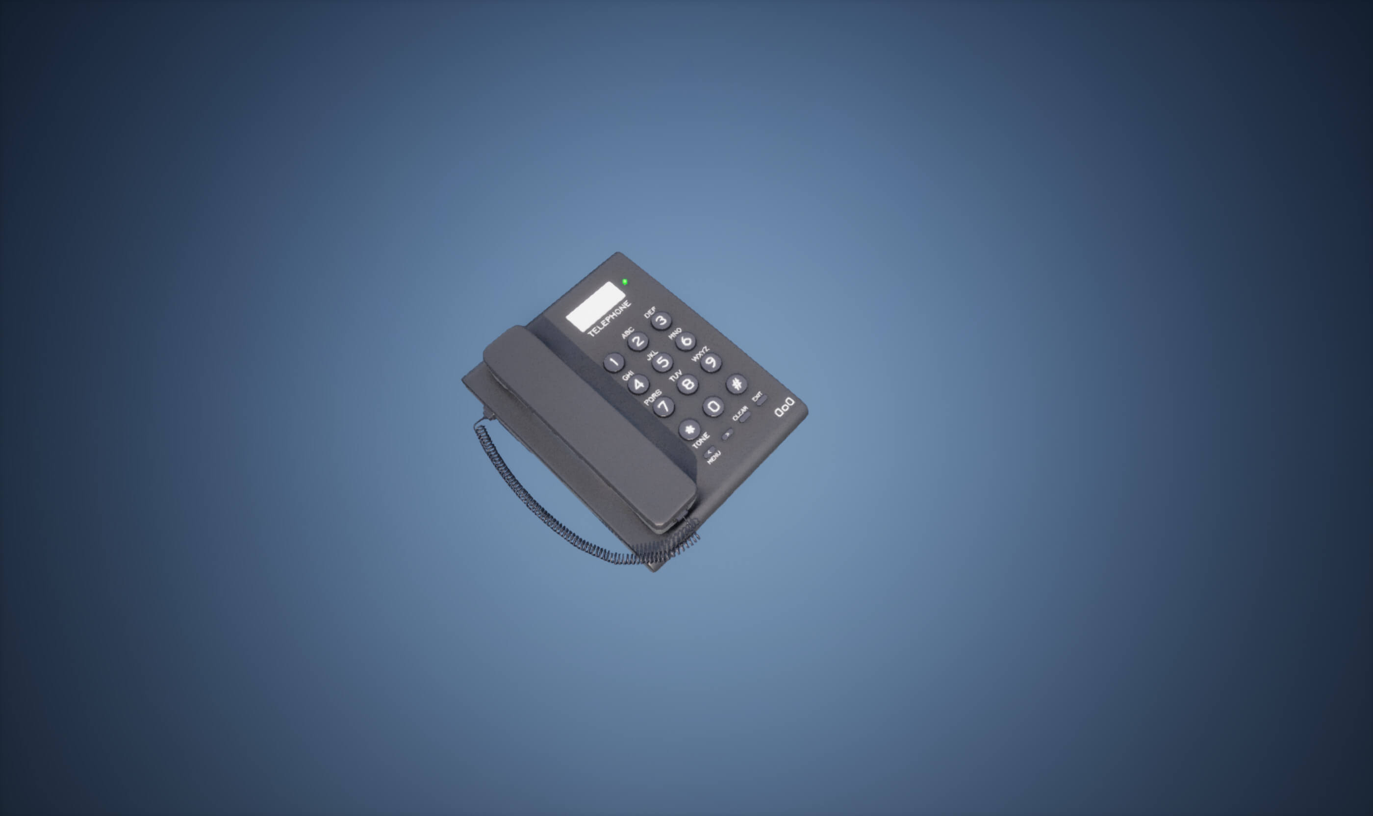 Desk Telephone A - 3D Model by chhatrashal