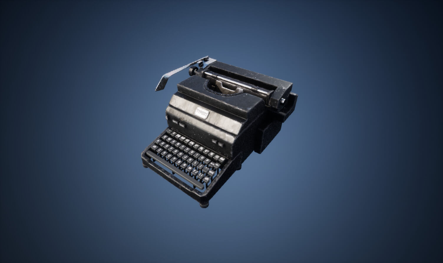 Type Writer Old - Free 3D Model by chhatrashal