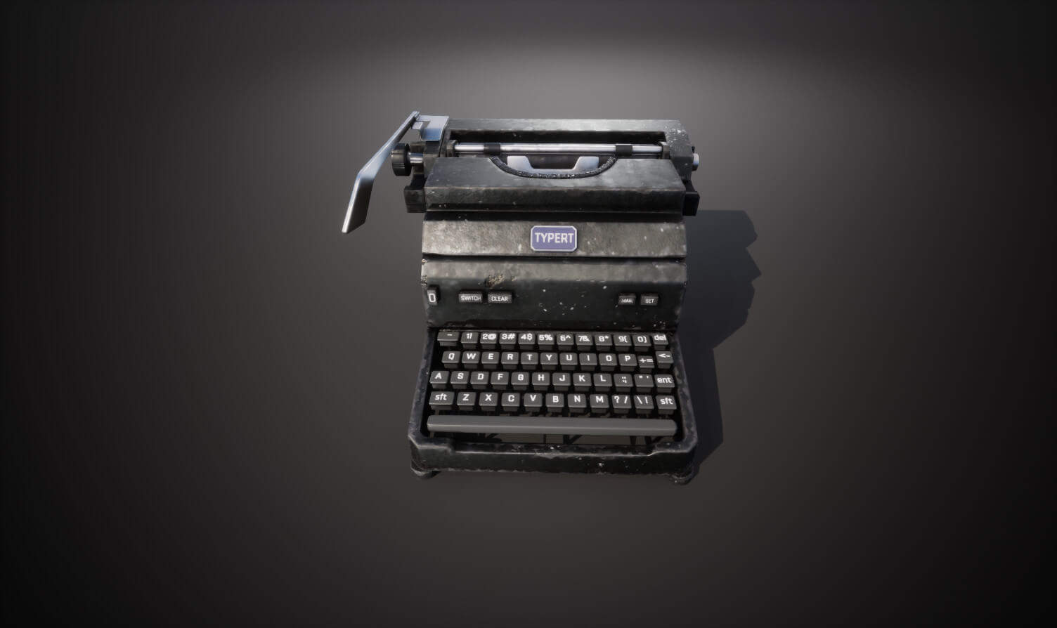 Type Writer Old - Free 3D Model by chhatrashal