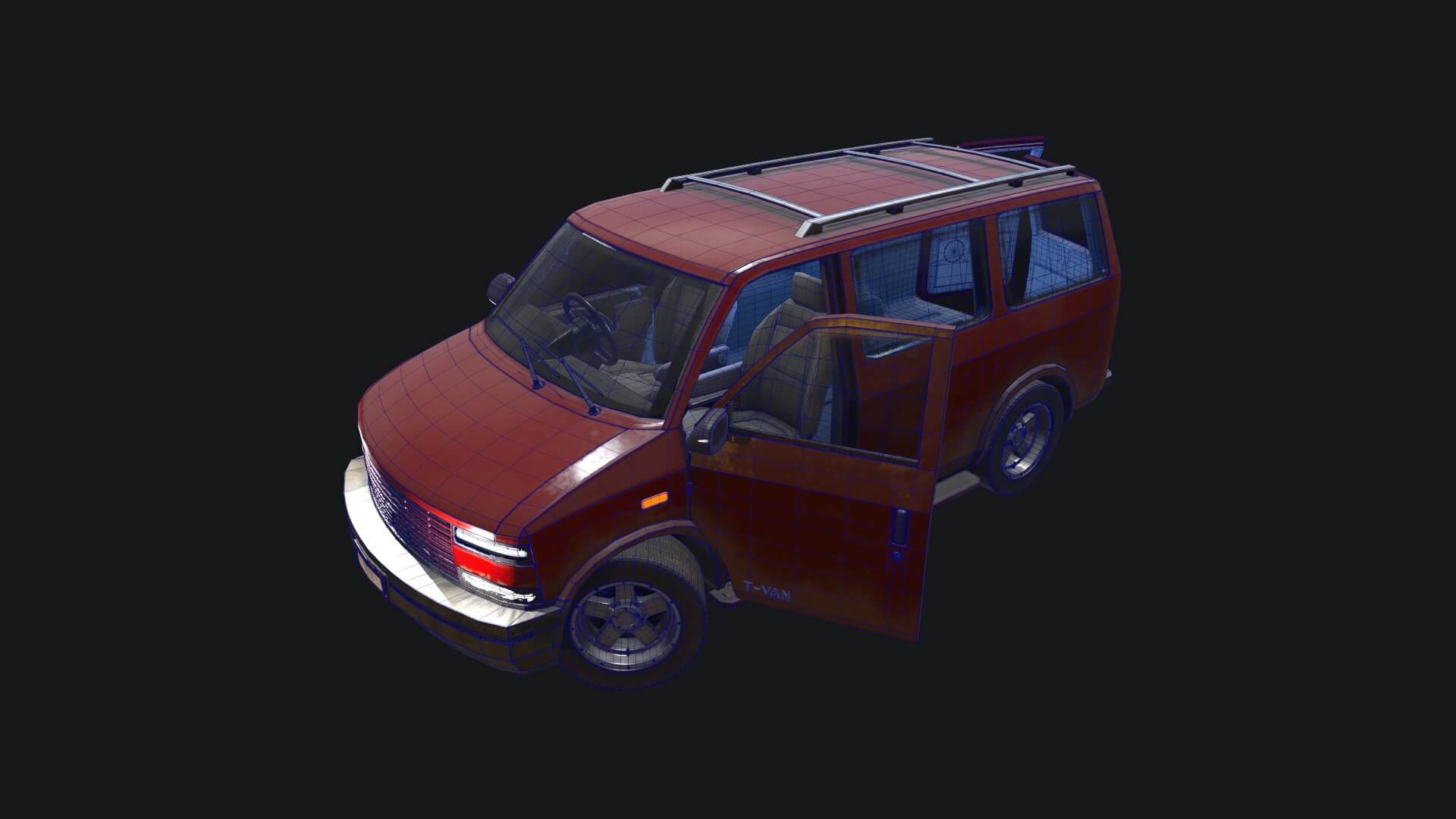 Vehicle Type Van - Free 3D Model by chhatrashal