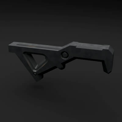 Vertical Grip R2 - Free 3D Model by chhatrashal