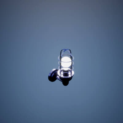 Wall Bulb B1 - Free 3D Model by chhatrashal