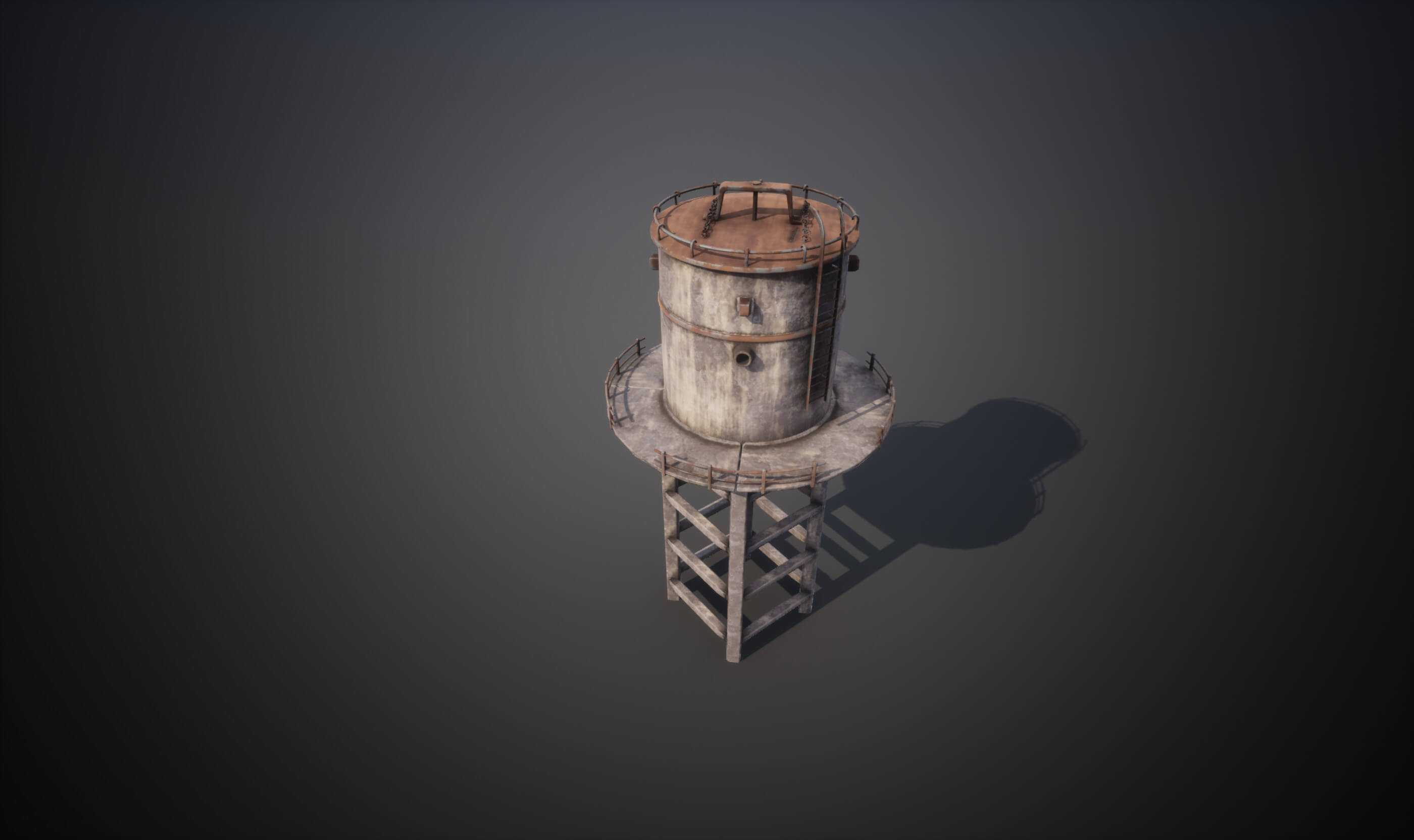 Water Tank A - 3D Model by chhatrashal