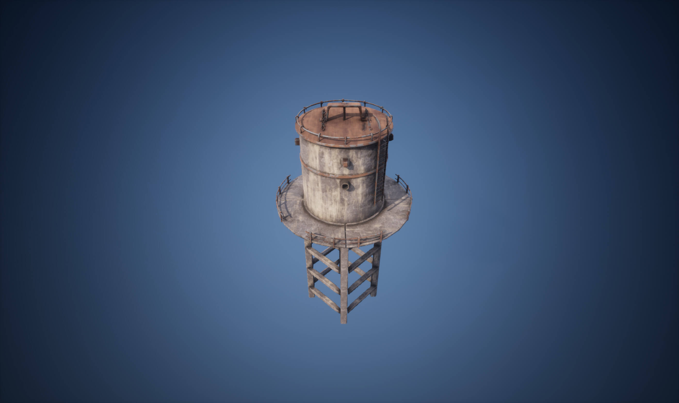 Water Tank A - 3D Model by chhatrashal