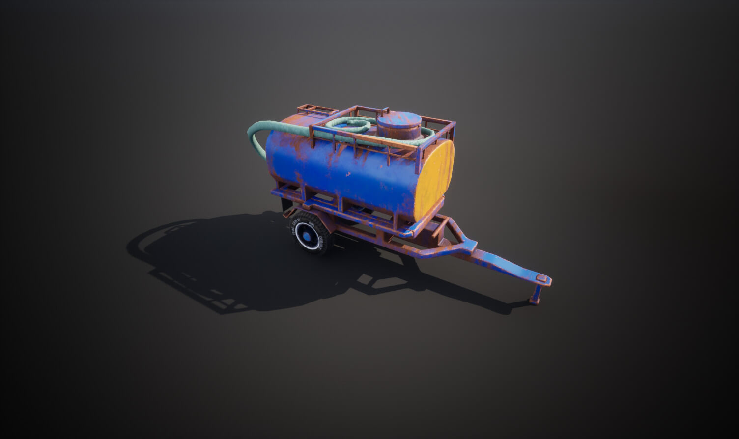 Water Tanker A - 3D Model by chhatrashal