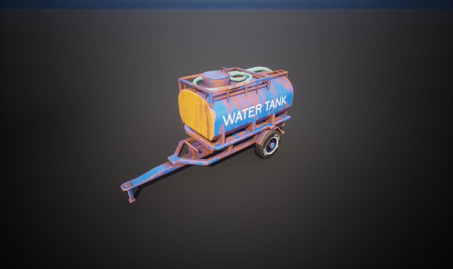 Water Tanker A - 3D Model by chhatrashal