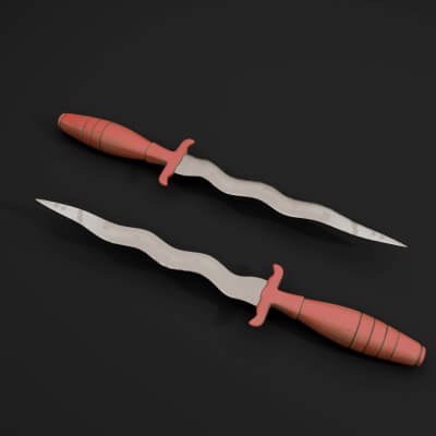 Weapon Dagger WD1 - Free 3D Model by chhatrashal