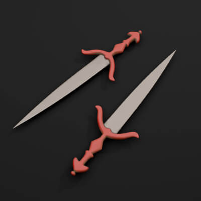 Weapon Dagger WD2 - Free 3D Model by chhatrashal