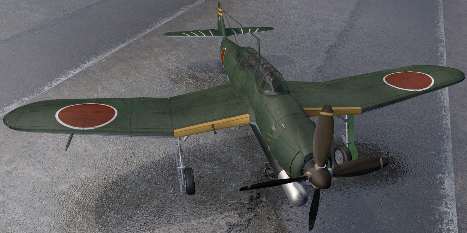 Aichi B7A2 Rjusei (Grace) - 3D Model by ChipBassChaos