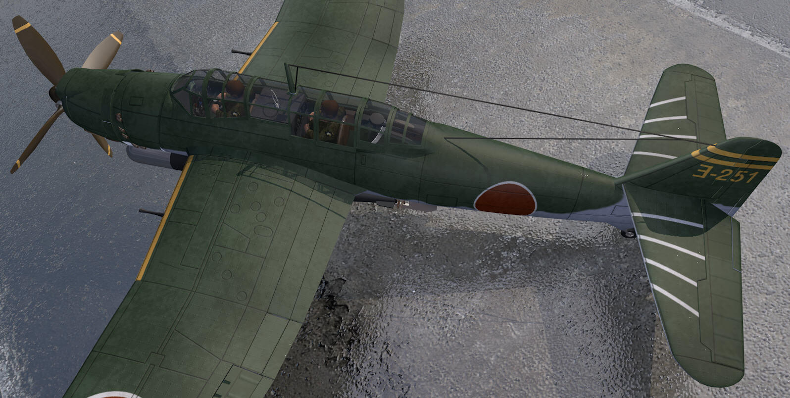 Aichi B7A2 Rjusei (Grace) - 3D Model by ChipBassChaos