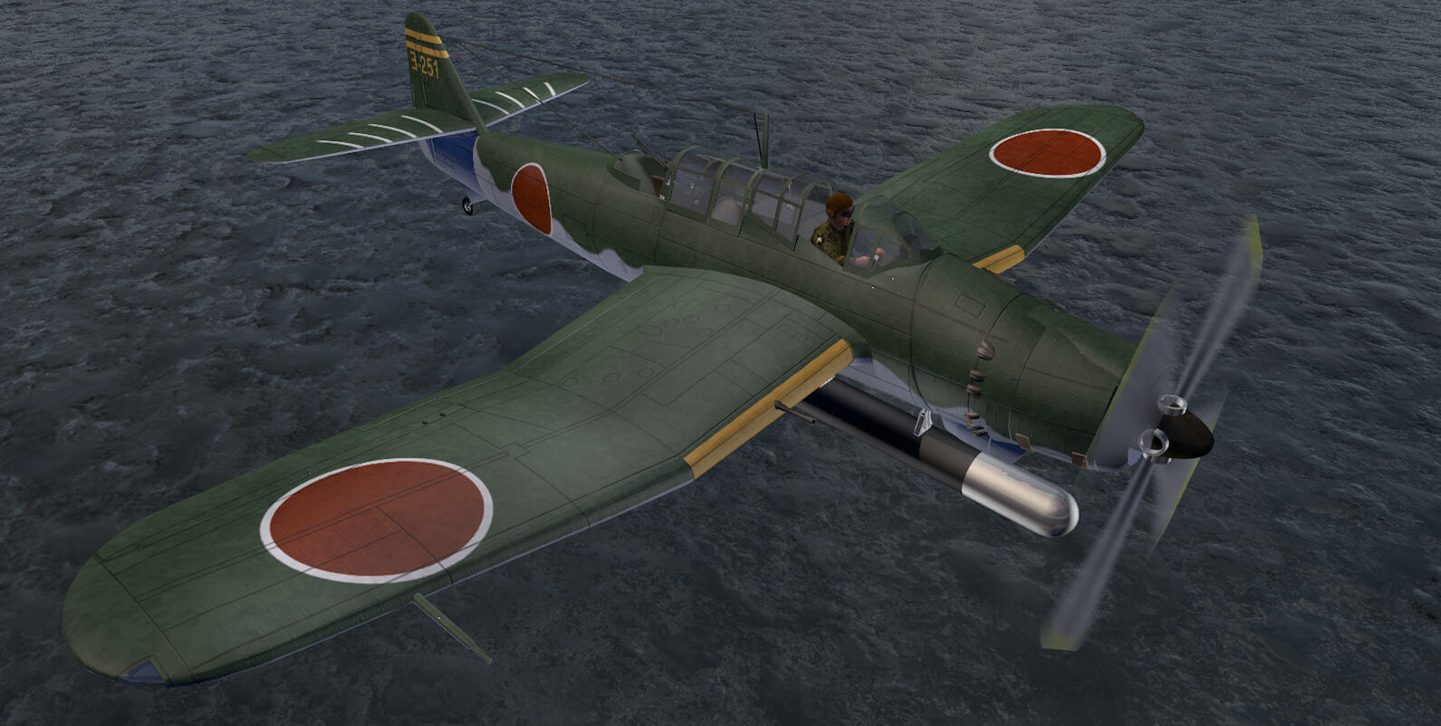 Aichi B7A2 Rjusei (Grace) - 3D Model by ChipBassChaos