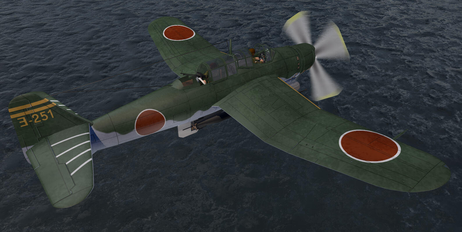 Aichi B7A2 Rjusei (Grace) - 3D Model by ChipBassChaos