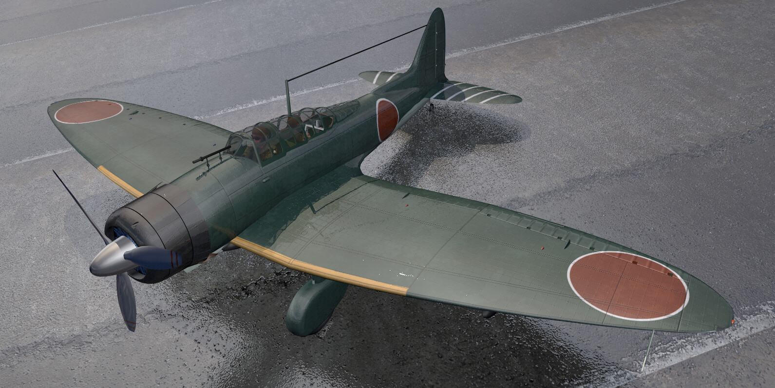 Aichi D3A1 Val - 3D Model by ChipBassChaos