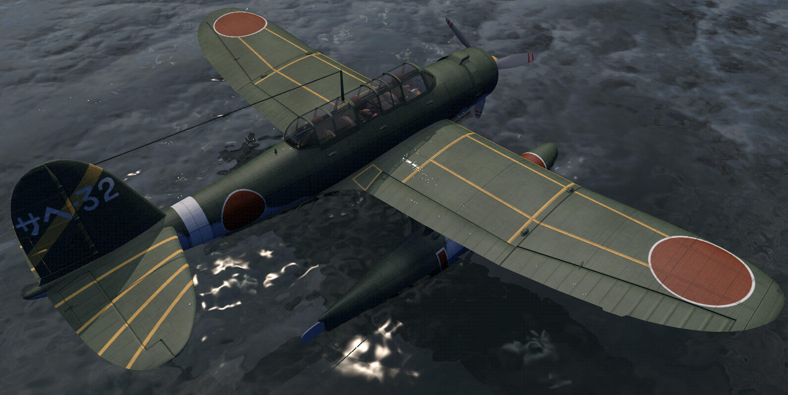 Aichi E13A1 Jaka (Jake) - 3D Model by ChipBassChaos