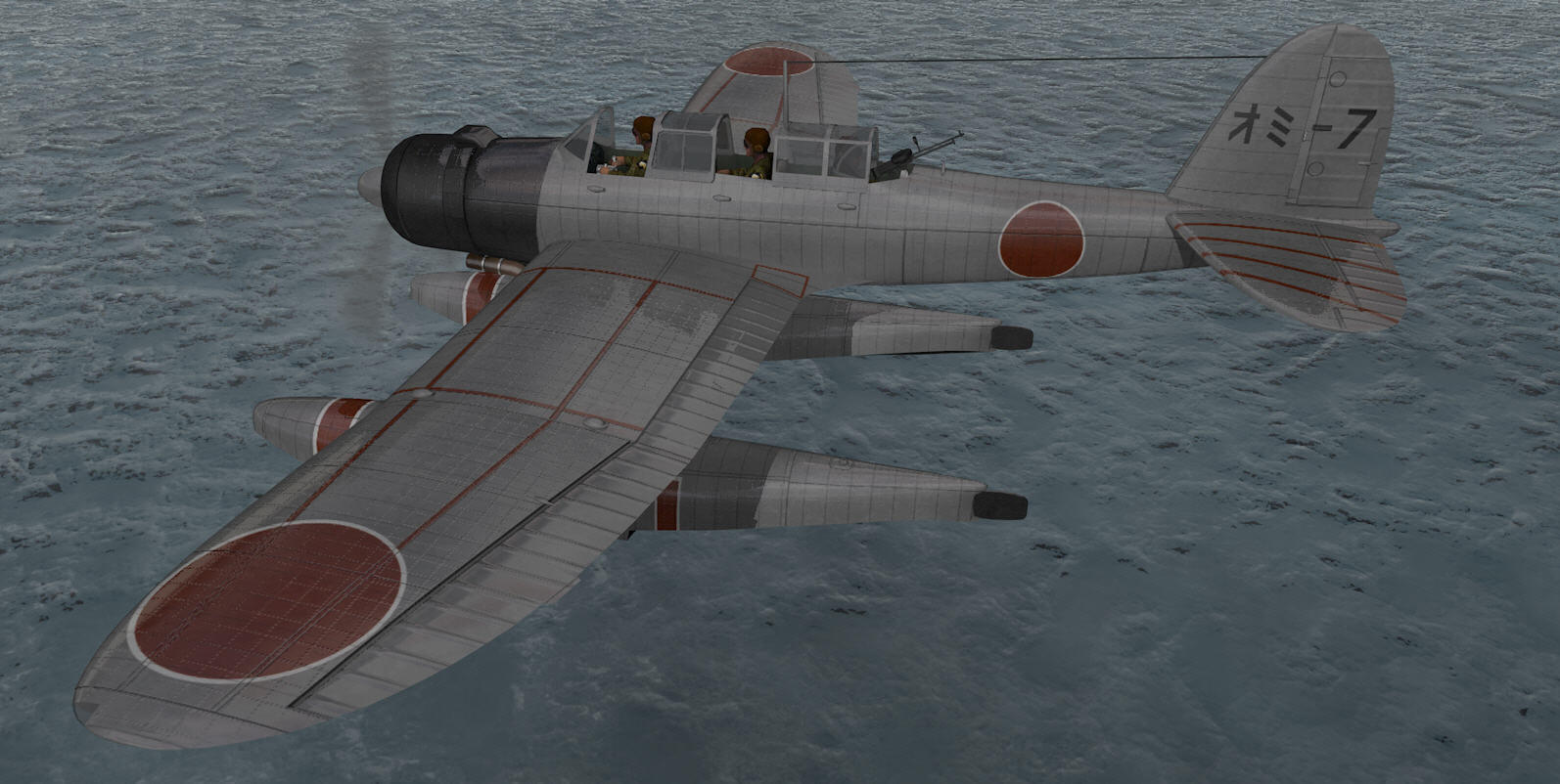 Aichi E13A1 Jaka (Jake) - 3D Model by ChipBassChaos