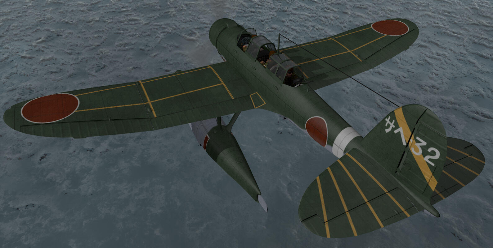 Aichi E13A1 Jaka (Jake) - 3D Model by ChipBassChaos