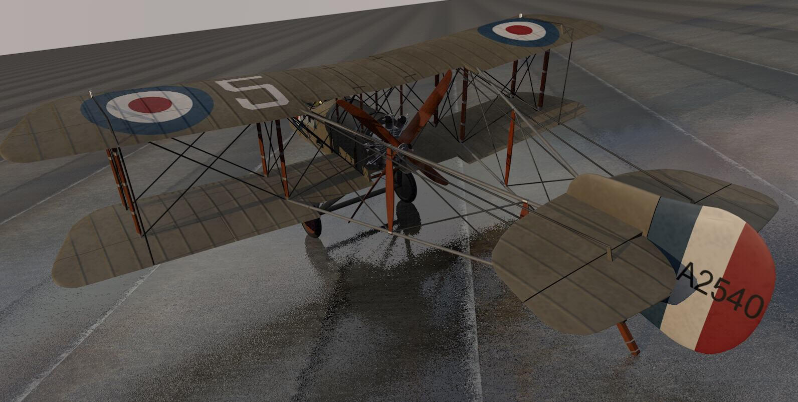 Airco DH2 - DeHavilland DH2 3D Model by ChipBassChaos