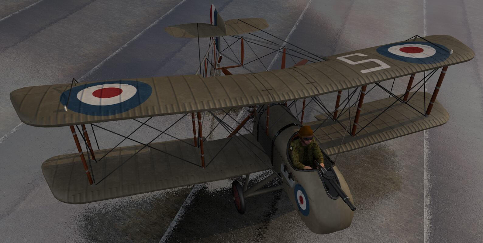 Airco DH2 - DeHavilland DH2 3D Model by ChipBassChaos