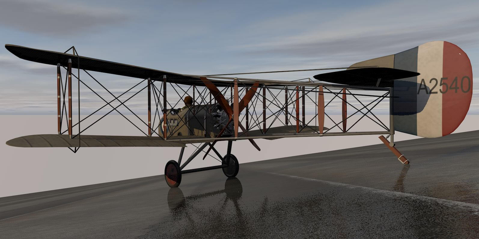 Airco DH2 - DeHavilland DH2 3D Model by ChipBassChaos