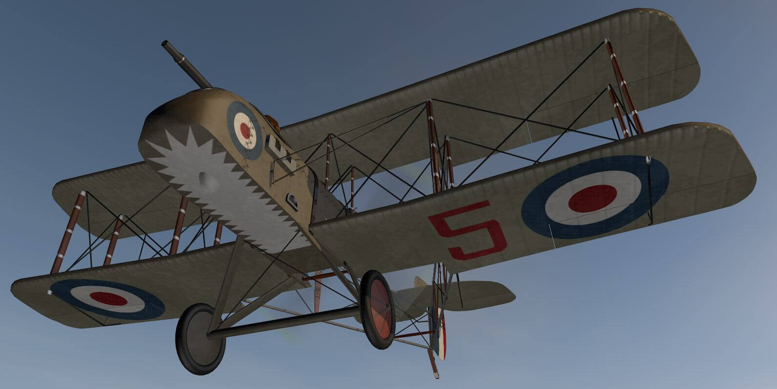 Airco DH2 - DeHavilland DH2 3D Model by ChipBassChaos