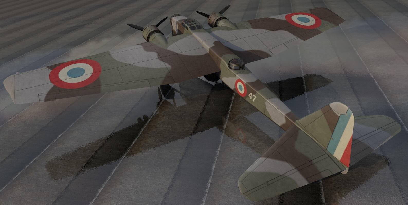 Amiot 143M - 3D Model by ChipBassChaos