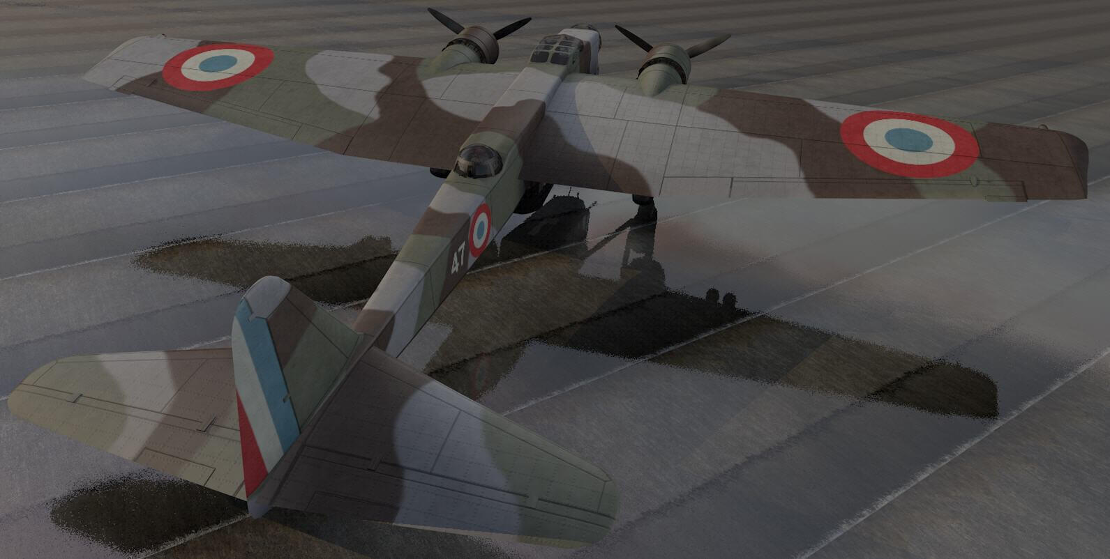 Amiot 143M - 3D Model by ChipBassChaos