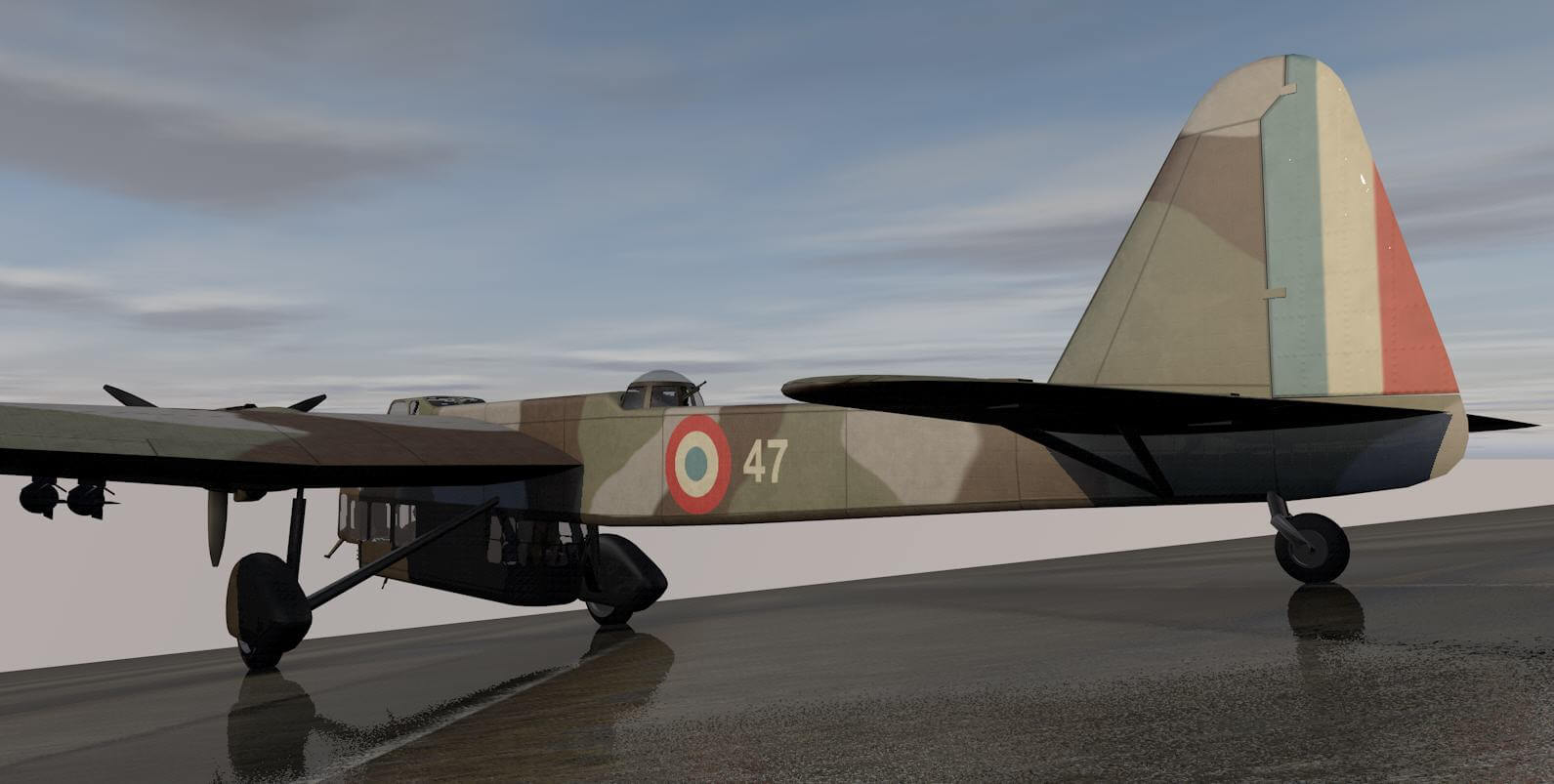 Amiot 143M - 3D Model by ChipBassChaos