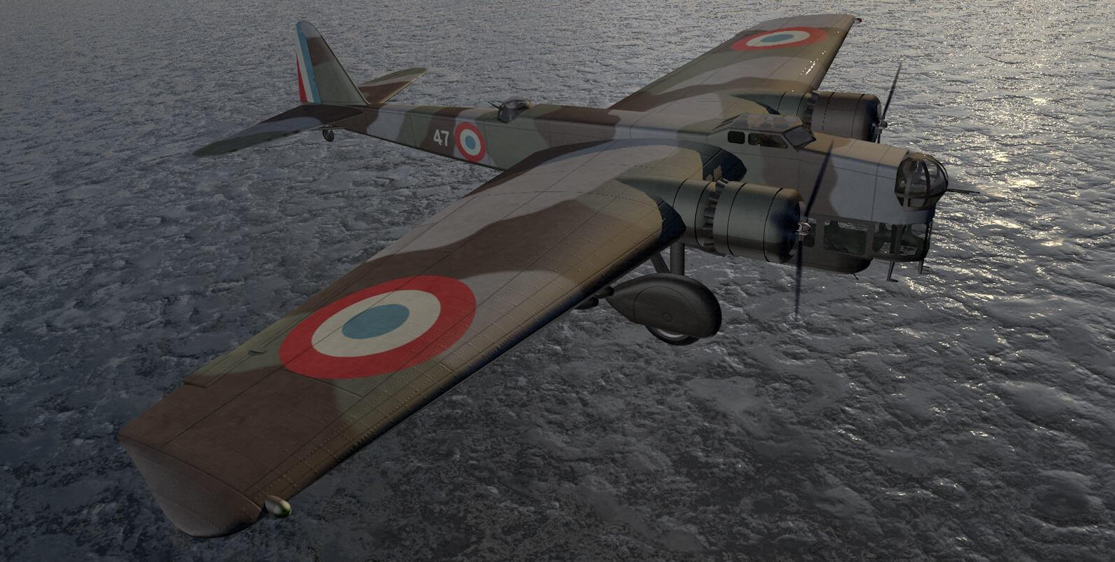 Amiot 143M - 3D Model by ChipBassChaos