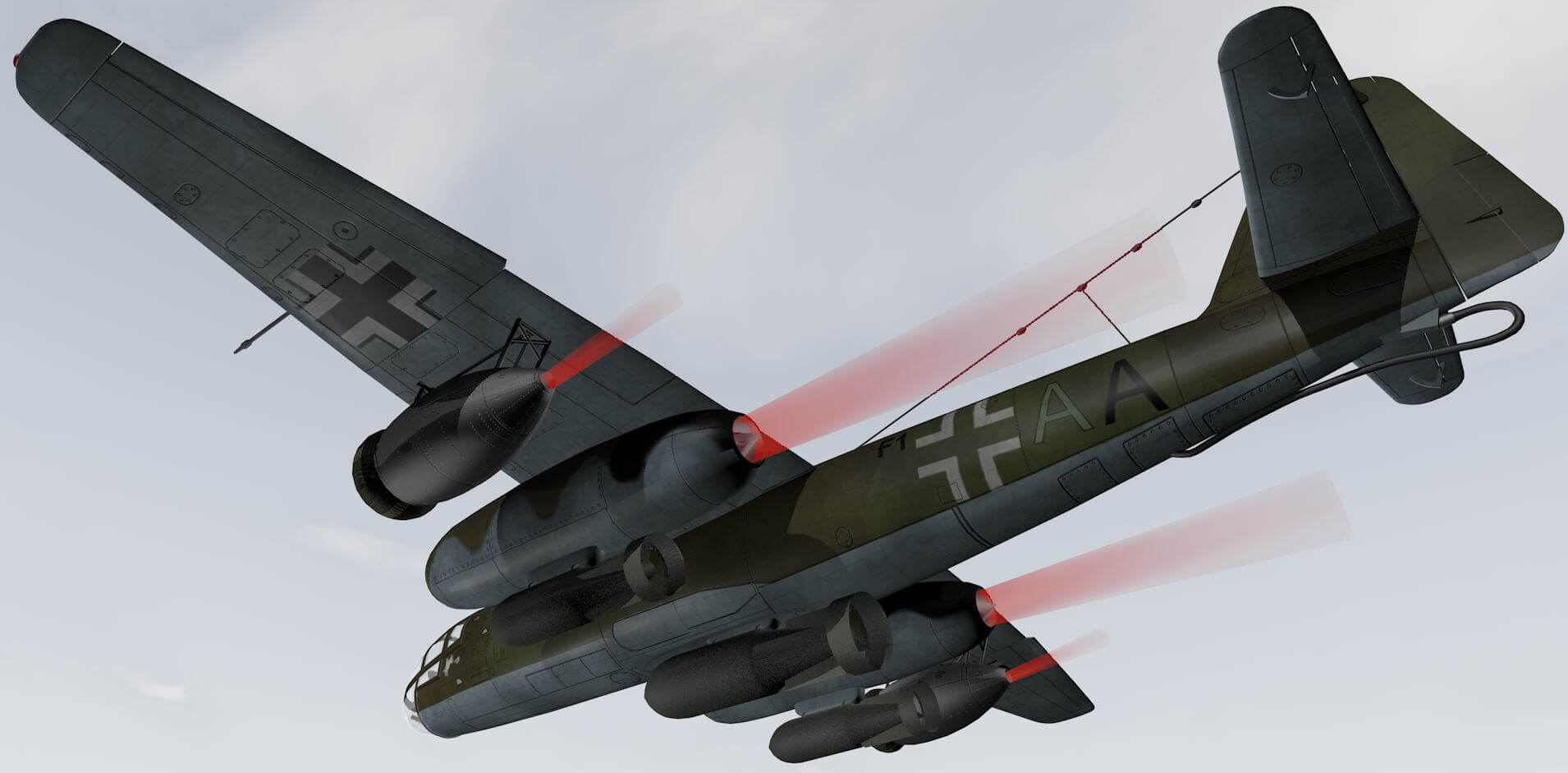 Arado Ar-234 B-2 Blitz 3D Model by ChipBassChaos