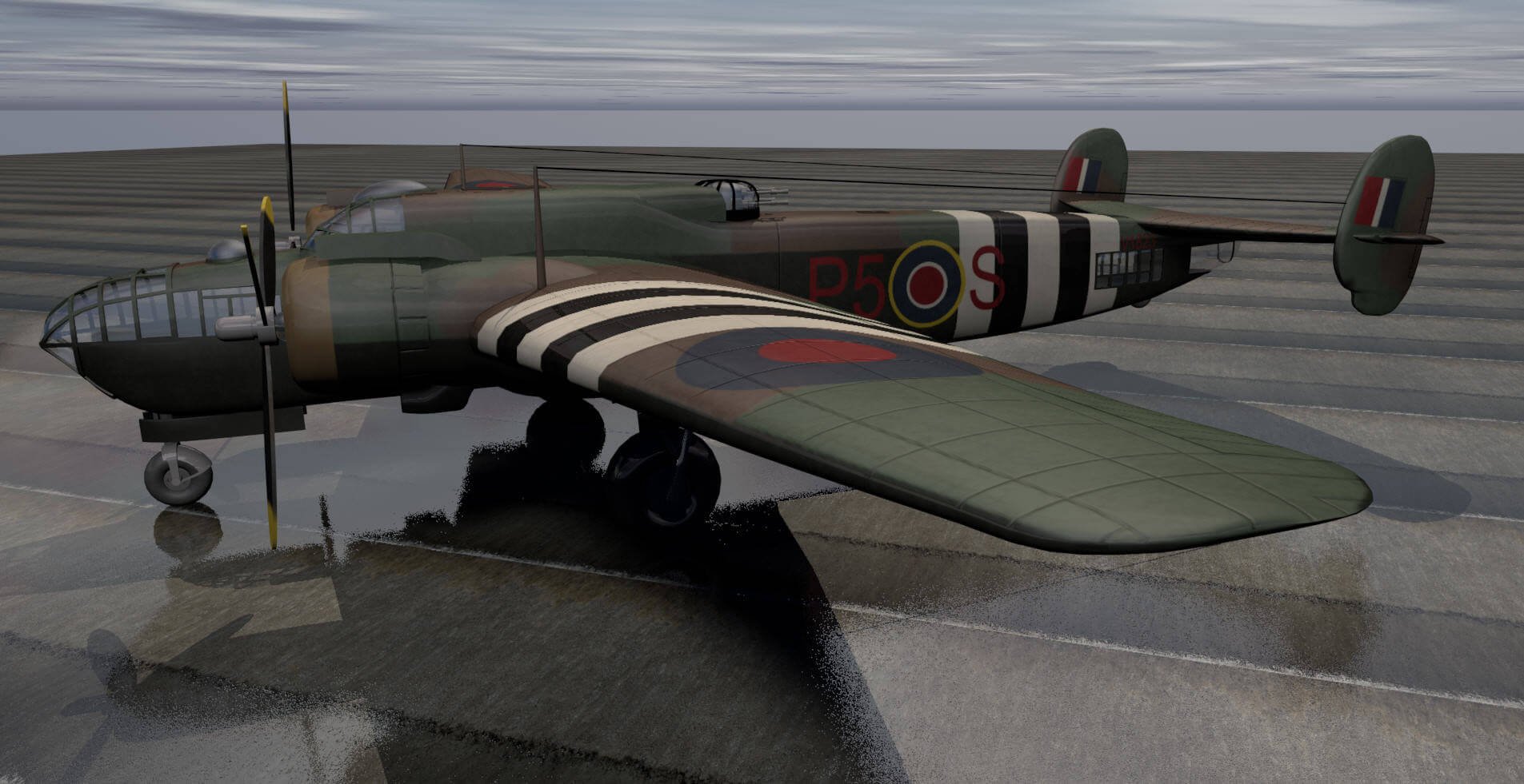 Armstrong Whitworth Albemarle ST Mk-5 3D Model by ChipBassChaos