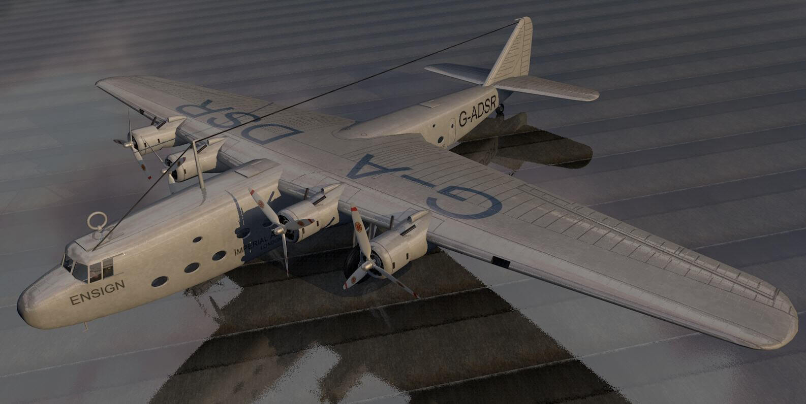 Armstrong Whitworth AW-27 Ensign 3D Model by ChipBassChaos