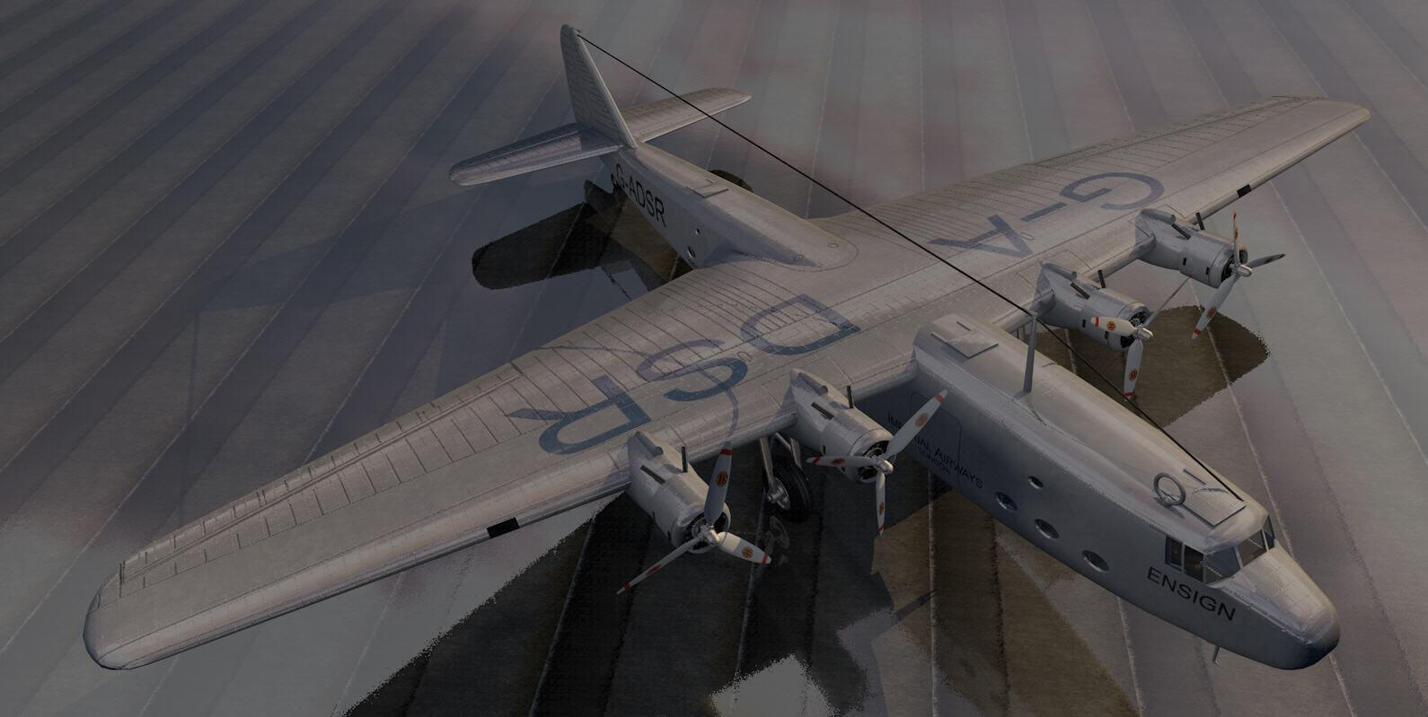 Armstrong Whitworth AW-27 Ensign 3D Model by ChipBassChaos