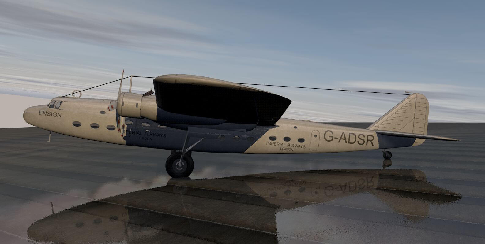 Armstrong Whitworth AW-27 Ensign 3D Model by ChipBassChaos