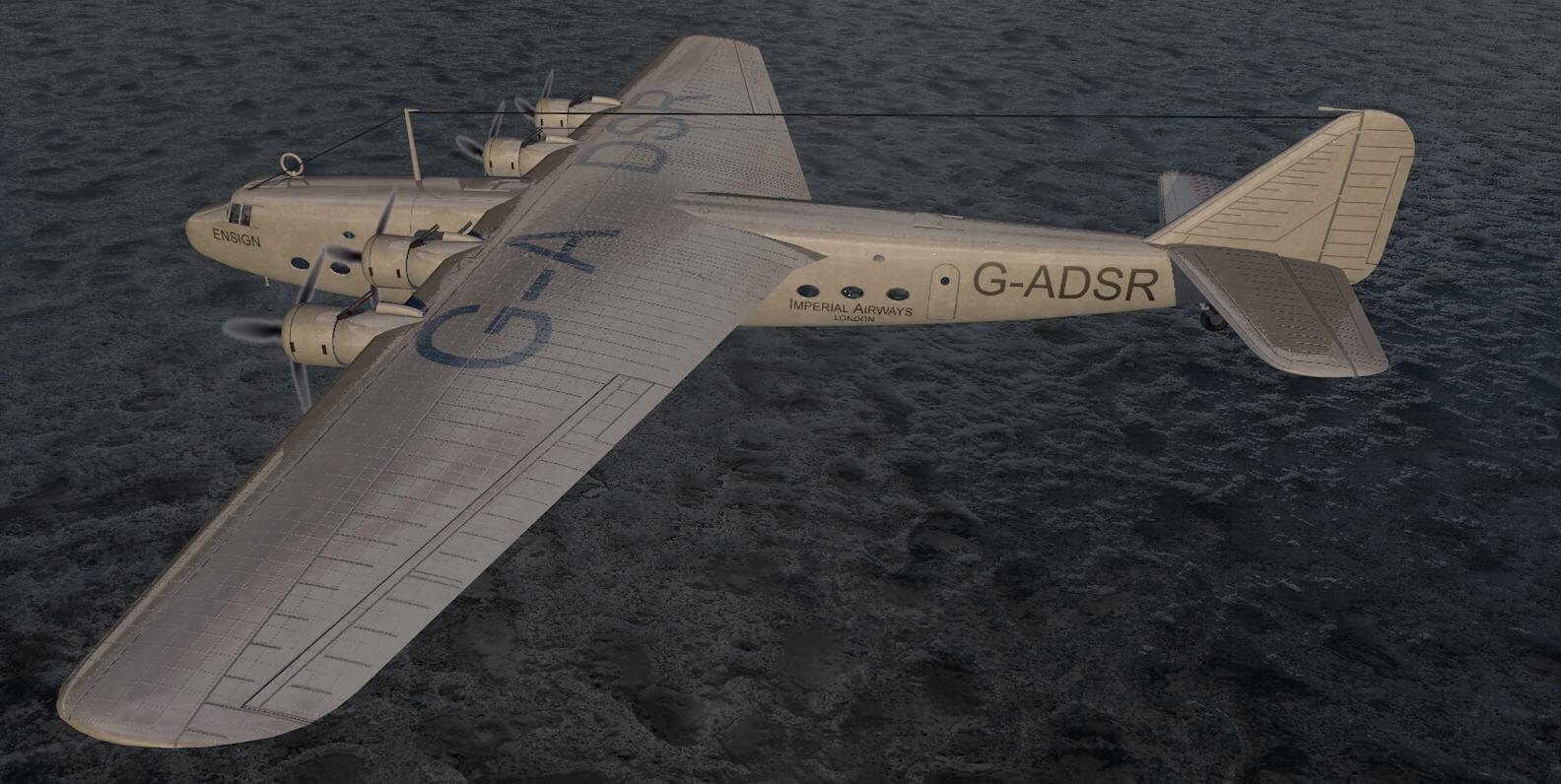 Armstrong Whitworth AW-27 Ensign 3D Model by ChipBassChaos