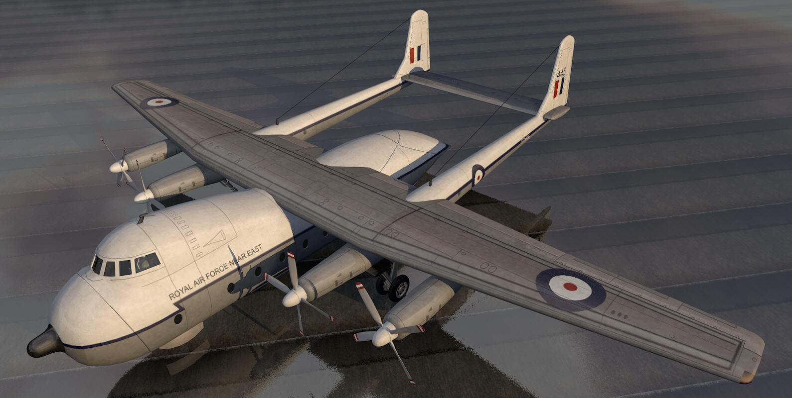 Armstrong Whitworth AW-660 Argosy 3D Model by ChipBassChaos